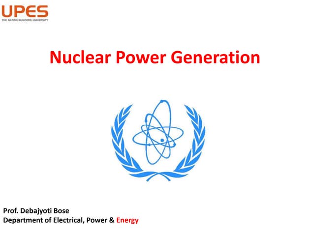 Nuclear energy | PPTX
