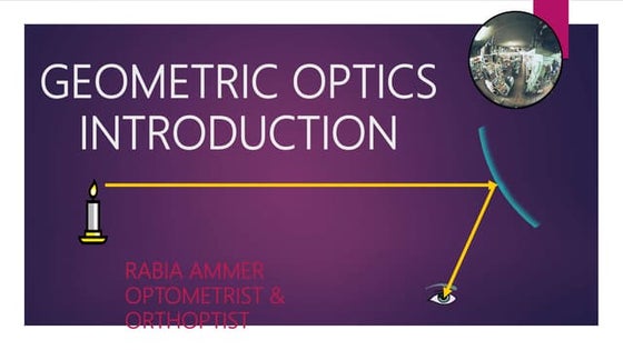 Light & optics | PPT
