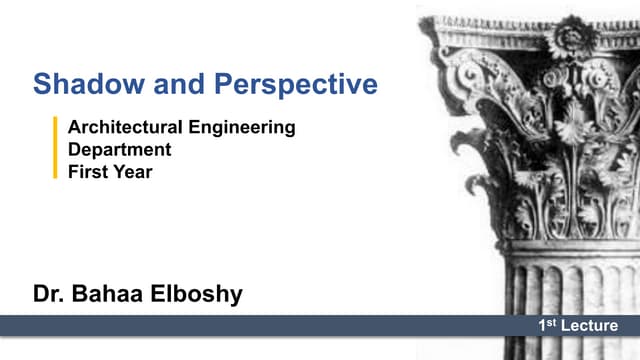 Sciography in architecture | PPTX
