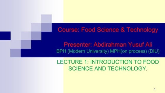 Basic concepts of Nutrition | PPT