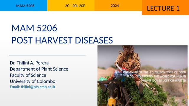 Lecture 2 - Causes of post harvest losses.pptx