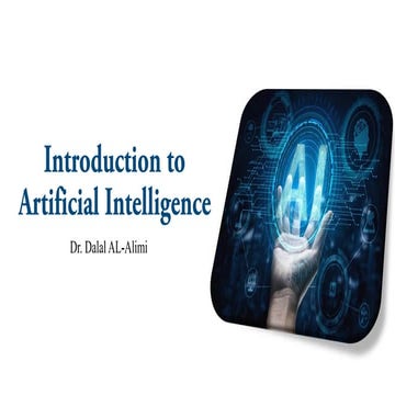 Introduction to Artificial Intelligence_Lec 1 | PPT