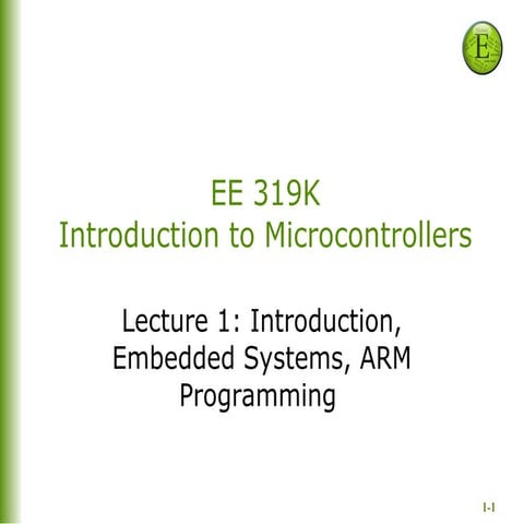 Innovation in embedded systems Introduction to Integrated Circuit ...