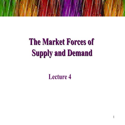 Supply and Demand | PPT