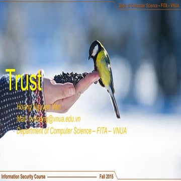 Trust - Digital Signature | PPT