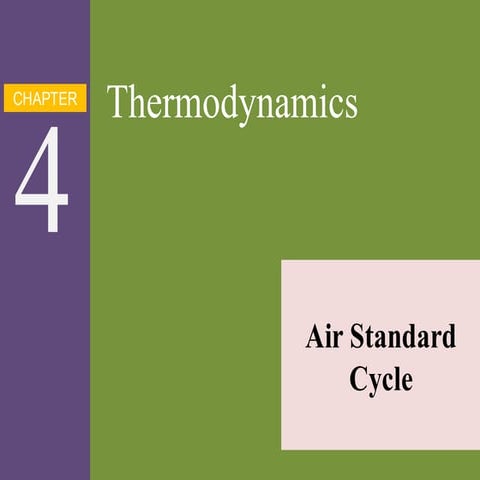 Thermodynamic Chapter 5 Air Standard Cycle | PPT