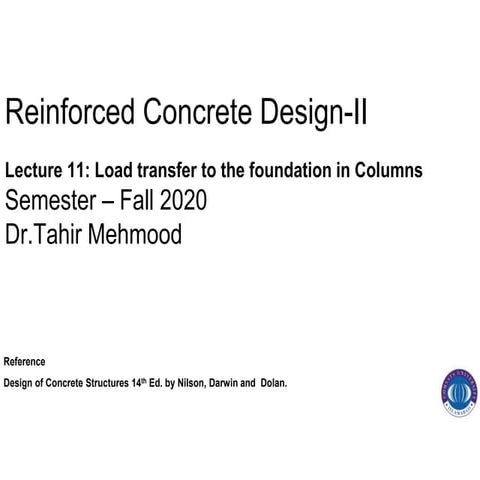 Lec 11 - Load transfer to the footing.pptx