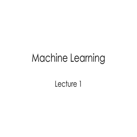 Introduction to Machine Learning and concepts .ppt