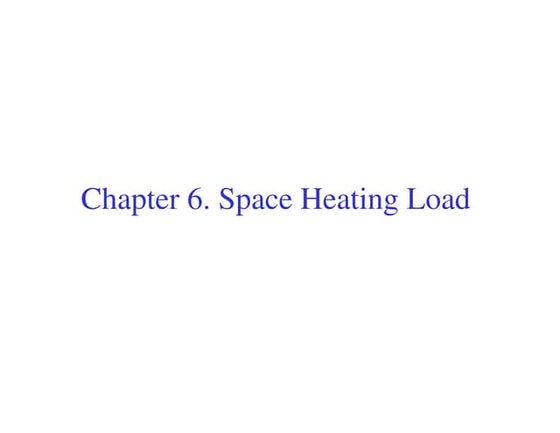 3 - HEAT LOAD CALCULATIONS FOR HVAC SYSTEM | PPT