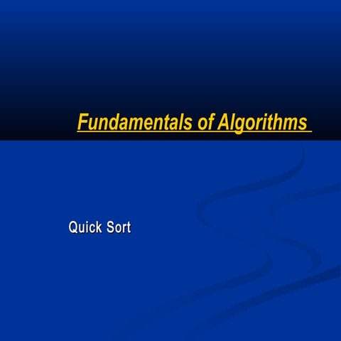 quick sort by student of NUML university | PPT