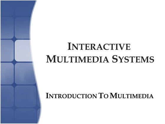 Interactive multimedia and its Type | PPTX