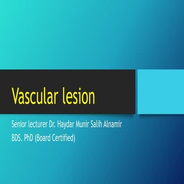lec: vascular lesion in maxillofacial region .pptx