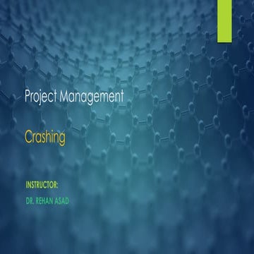 Project Managment Crashing Lectures.pptx