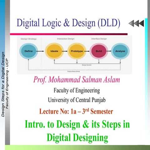 Lec1 - Design and its steps in Digital Designing | PDF