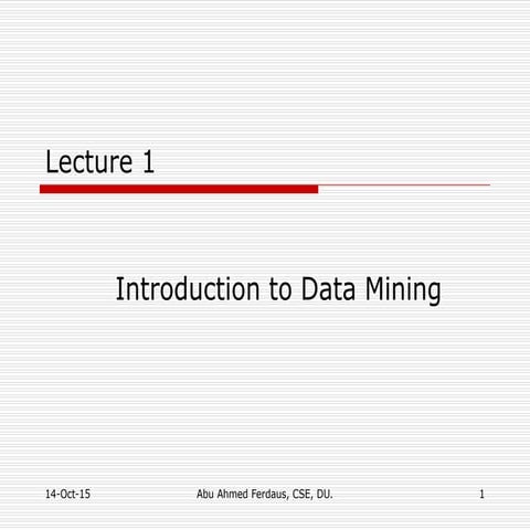 Lec 1 introduction | PPTX | Databases | Computer Software and Applications