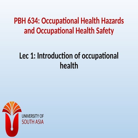 Lec 1 introduction of occupational health.pptx