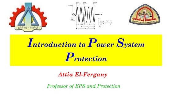 Introduction to POWER SYstem Protection.pptx