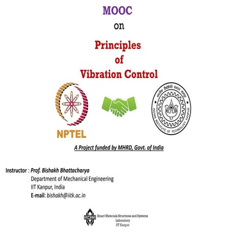 Introduction to Vibration Control - mooc | PDF