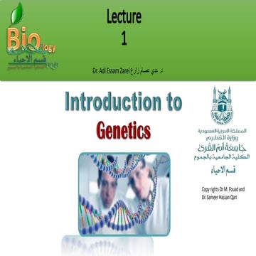Introduction to Genetics - Genetic variation and heredity | PPTX