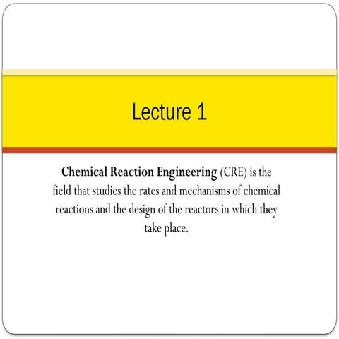 Fogler apresentation about chemistry engeenierg | PPT