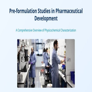 Lec 1 Pre-formulation requirement for Dosage Forms.pptx