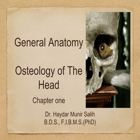 Lecture 1 skull chapter (1) | PPTX
