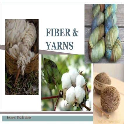 Different Types Of Fibers With Pictures & Their Properties | PDF