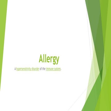 Allergy | PPTX