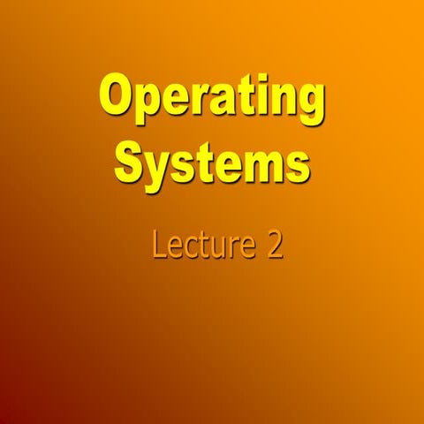 Operating system lecture 2. batch system.memory layout | PPT