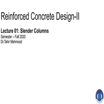 Lect 2 - Design of slender column-2.pptx