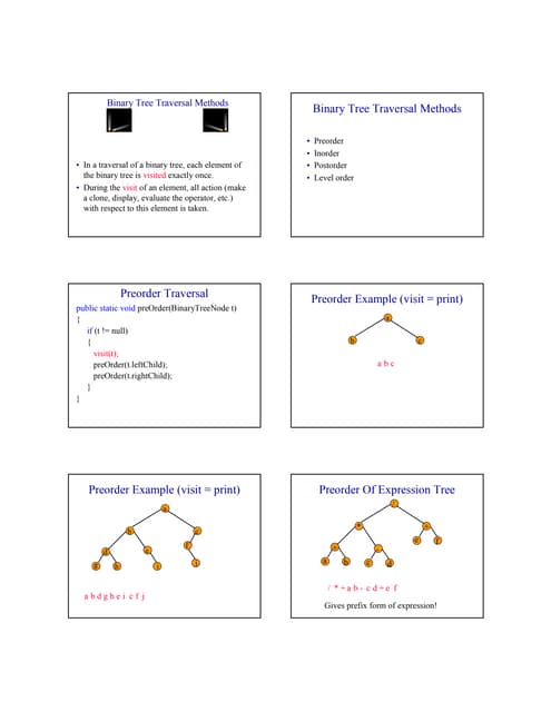 Lecture 6 Tree Traversal Ppt 3364