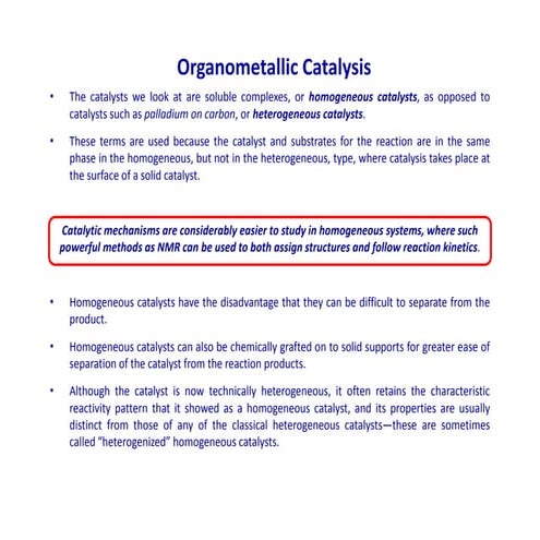 4. Wilkinson's Catalyst | PPT