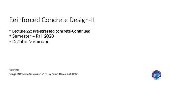 Lec 12 - Design of Rectangular footing.PPT | Physics | Science