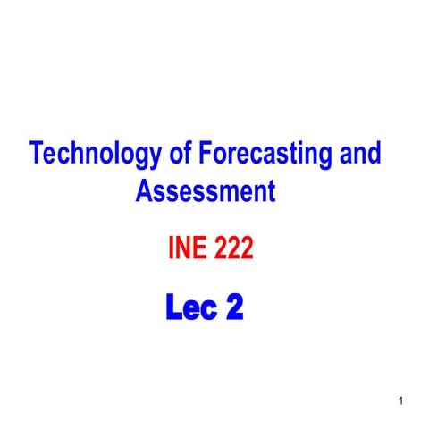 Lec 4 Methods of Seasonality Forecasting 2016.ppt