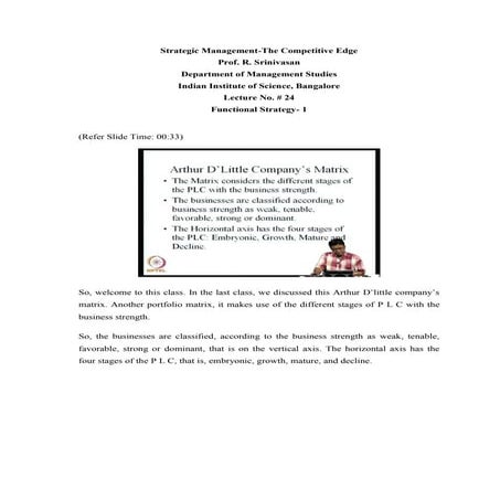 Strategic Management- HOFER’S PRODUCT -MARKET MATRIX and DIRECTIONAL ...