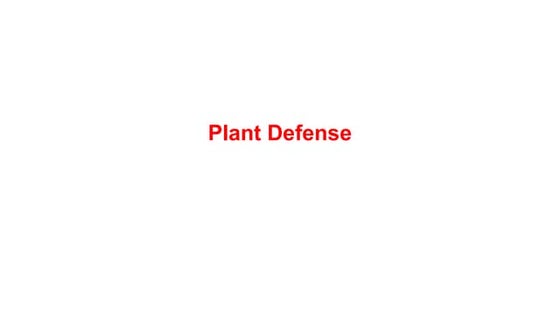 Plant disease and defense mechanisms | PPT | Gardening | Home & Garden