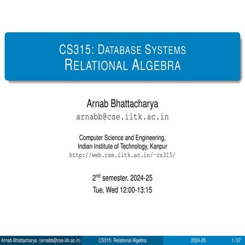 Lec2 algebra databases computer science.pdf