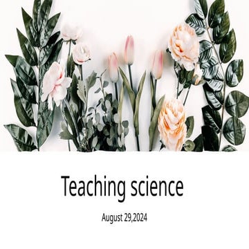 teaching science in primary grades...... | PPT