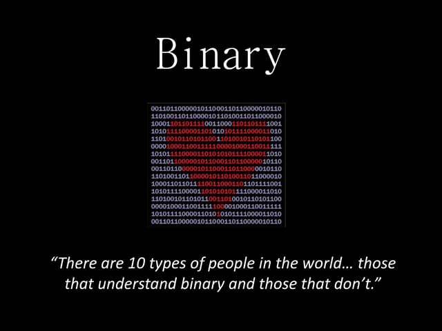An Introduction To Binary | PPT
