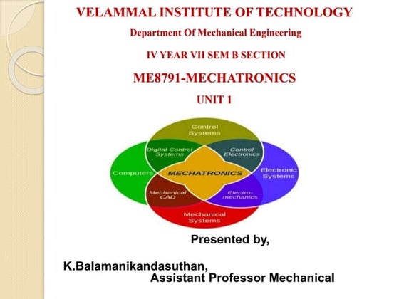 AUTOMATION MECHATRONICS | PPTX | Technology & Computing