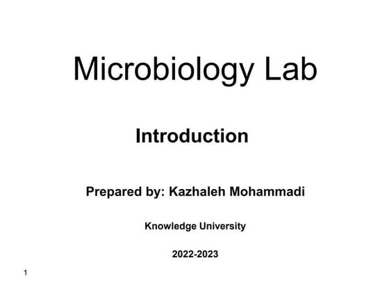 INTRODUCTION TO MICROBIOLOGY | PPT