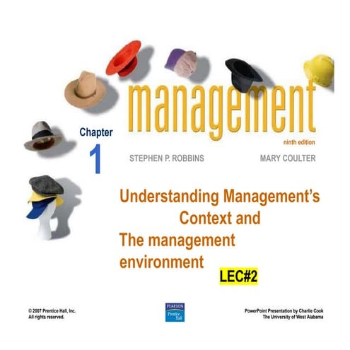 Chapter number 3 Introduction to management | PPT