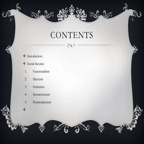 Five's Social Theories of sociology.pptx