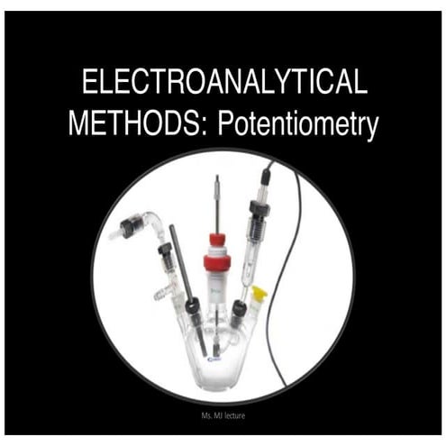 Lec 3 4-electroanalytical methods part 1 | PPT