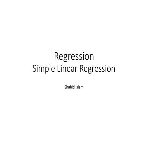 Reporting a single linear regression in apa | PPTX