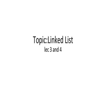 Lec3 Linked Listpptx Programming Languages Computing 2203