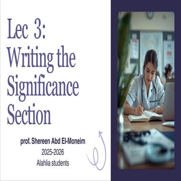 lec 3- Writing the Significance Section (1).pdf