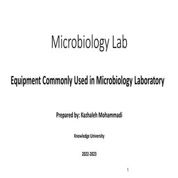 INSTRUMENTS USED IN MICROBIOLOGY LAB WITH PRINCIPLE AND.ppt
