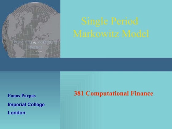 Python for Derivative Analytics | PPT