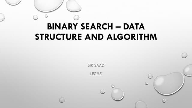 Binary Searchdata Structure And Algorithm Pdf Computing 0122
